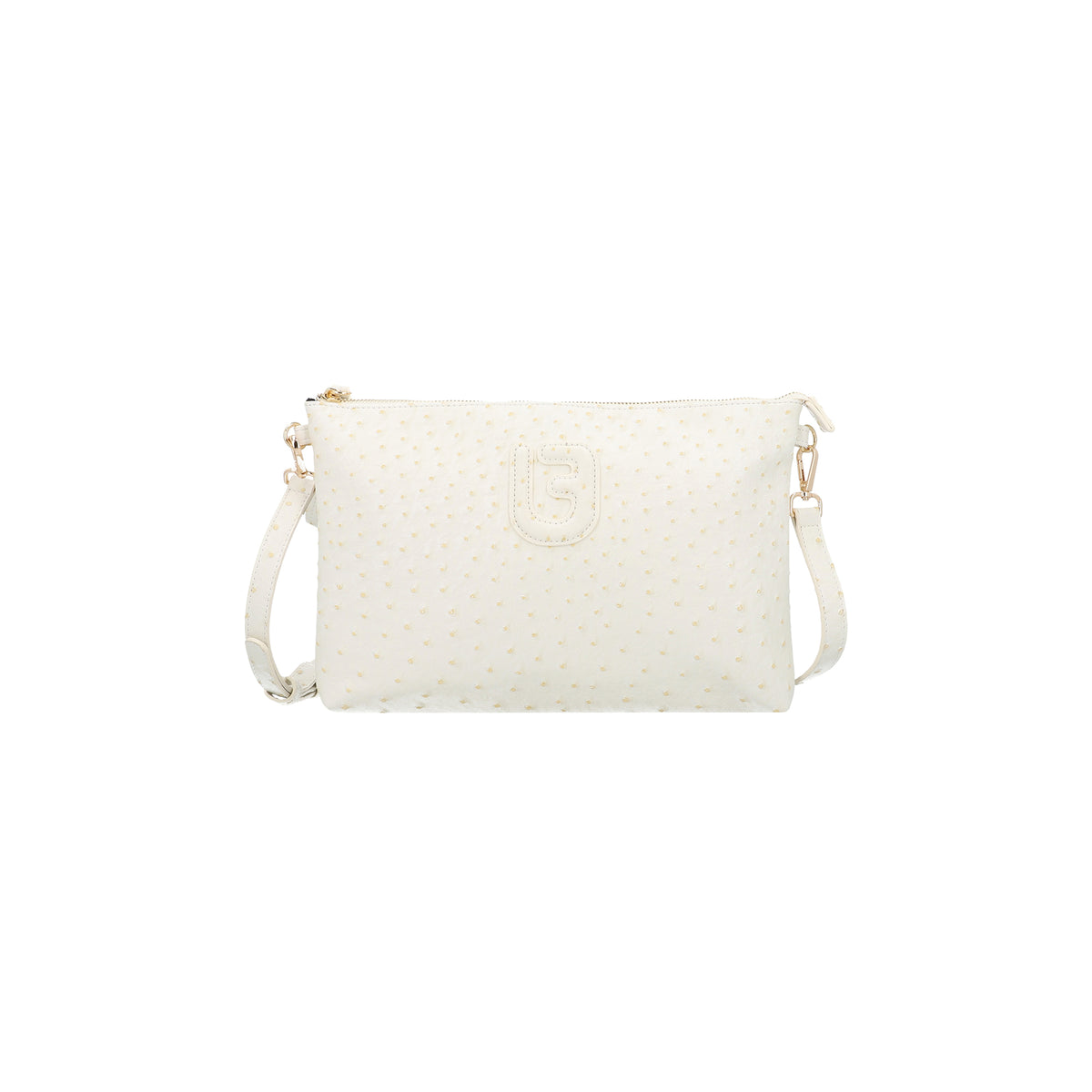 Aladdin Ostrich Line White – La Fille Des Fleurs